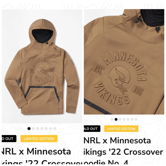 UNRL | Sweaters | Unrl Minnesota Vikings Hoodie | Poshmark
